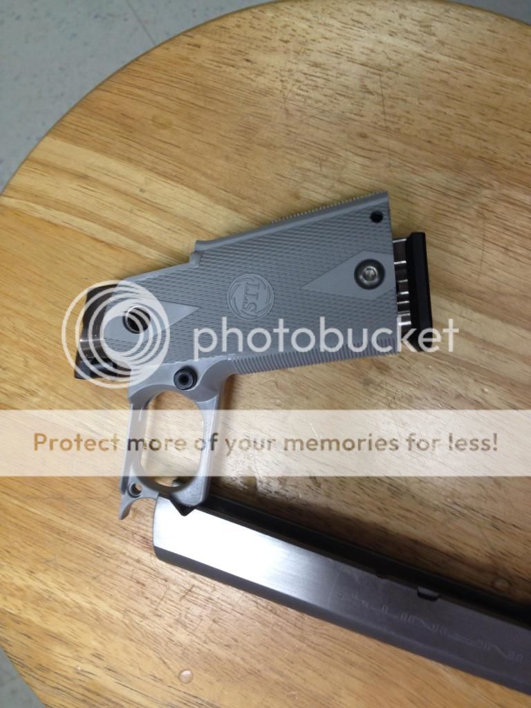 Cutting STI Grip down to VIP length | 1911Forum